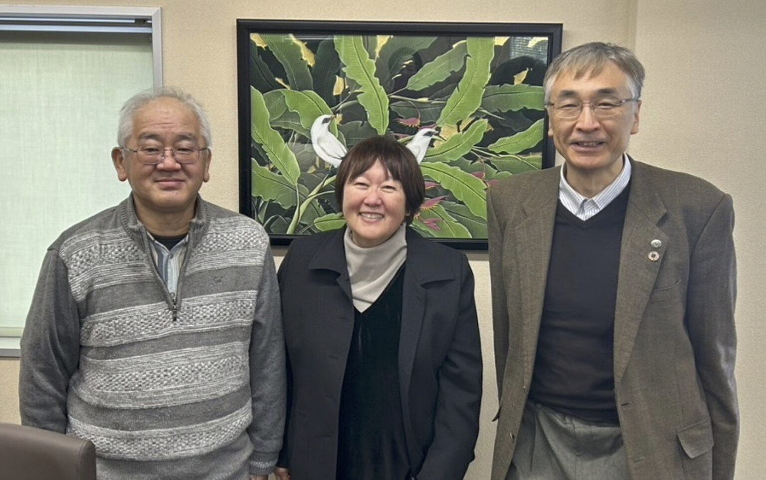 Courtesy call from Londrina University of Paraná State, Brazil ...